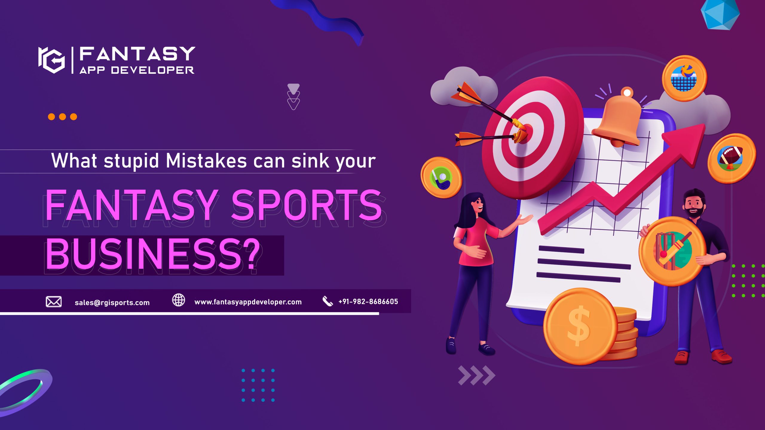 12 mistakes that can Sink Your Fantasy Sports Business!